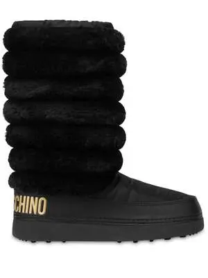 Moschino Chunky Faux-fur Boots