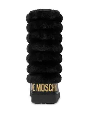 Moschino Chunky Faux-fur Boots