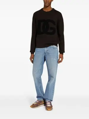 Dolce & Gabbana Logo Patch Jumper