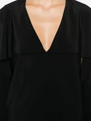 Helmut Lang Layered Design Blouse - Black