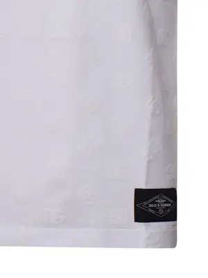 Dolce & Gabbana Logo-flocked Cotton T-shirt