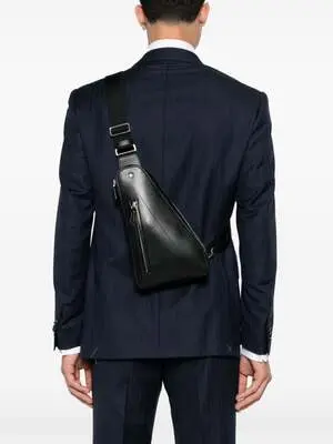 Montblanc Messenger Bag With Logo Studs
