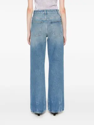 Rabanne Straight Leg Denim Jeans - Blue