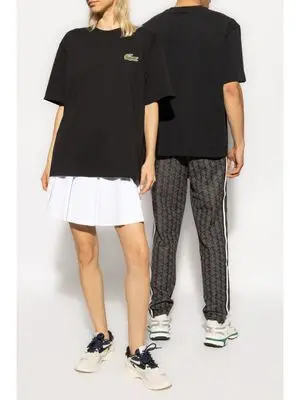 Lacoste Logo-embroidered T-shirt