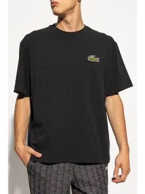 Lacoste Logo-embroidered T-shirt