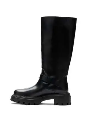 STUART WEITZMAN Emerson Moto Boots - Black