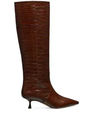 Stuart Weitzman Croc Effect Boots For Women
