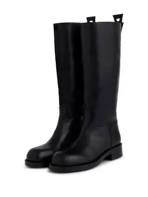 Rabanne Leather Knee High Boots