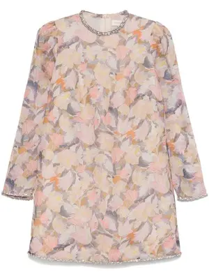 Zimmermann Diamante-trim Mini Dress