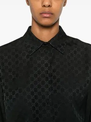 Gucci Gg Jacquard Shirt