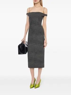 Philosophy Di Lorenzo Serafini Off-shoulder Midi Dress