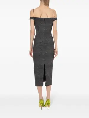 Philosophy Di Lorenzo Serafini Off-shoulder Midi Dress