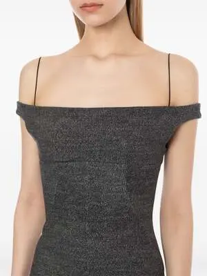 Philosophy Di Lorenzo Serafini Off-shoulder Midi Dress