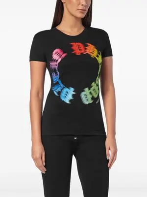 Philipp Plein Rainbow Gothic Plein-print T-shirt