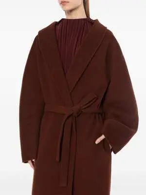 Philosophy Di Lorenzo Serafini Shawl Lapels Belted Midi Coat