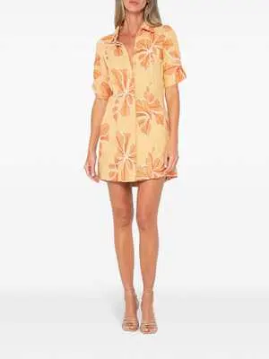 JBQ Ginger Floral Embroidered Mini Dress
