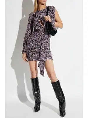 Isabel Marant Étoile Vinia Printed Jersey Mini Dress
