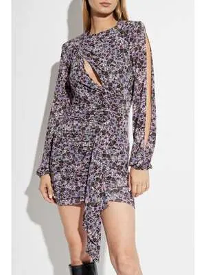Isabel Marant Étoile Vinia Printed Jersey Mini Dress