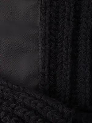 Prada Hooded Neck Warmer - Black | Editorialist