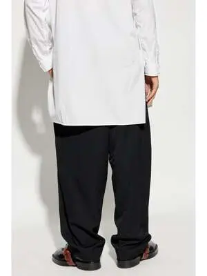 Yohji Yamamoto Wide Leg Wool Trousers