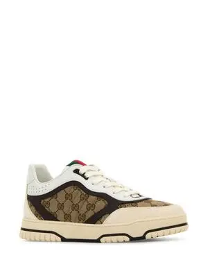 Gucci Gg Supreme Re-web Sneakers - Neutrals