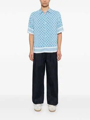 Sandro Square Cross-motif Shirt