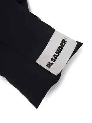 JIL SANDER Padded Down Scarf - Black