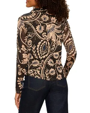 Sanctuary Animal Print Blouse