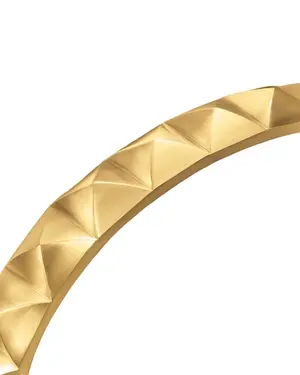David Yurman Pyramid Cuff In 18k Yellow - Gold