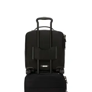 Tumi Voyageur Leger Compact 4 Wheel Carry On Luggage - Black/gold