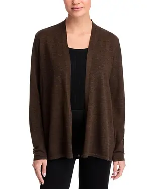 Eileen Fisher Wool Open Front Cardigan