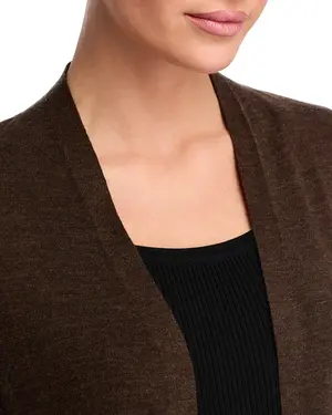 Eileen Fisher Wool Open Front Cardigan