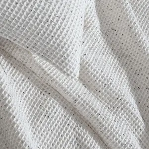 Calvin Klein Speckled Waffle Cotton 3 Piece Duvet Cover Set