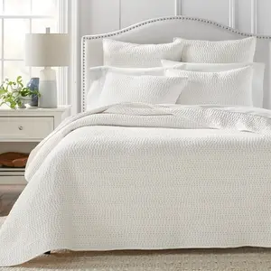 SKY Multicolor Pickstitch Quilted Euro Sham Set Exclusive - Magenta