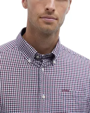 Barbour Padshaw Tailored Gingham Shirt - Rich Red