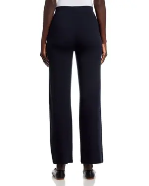 Majestic Filatures Wide Leg Pull On Pants - Marine