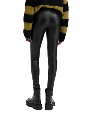 ALLSAINTS Cora Faux Leather Leggings - Black