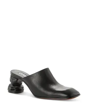 Alexander McQueen Crush Mules - Black