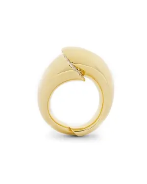 LANVIN Sequence Rhinestone Ring - Gold/crystal