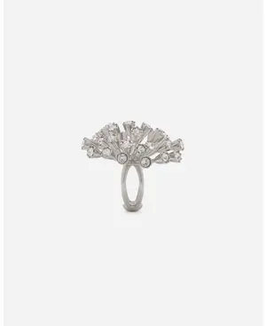 LANVIN Traviata Ring - Silver/crystal