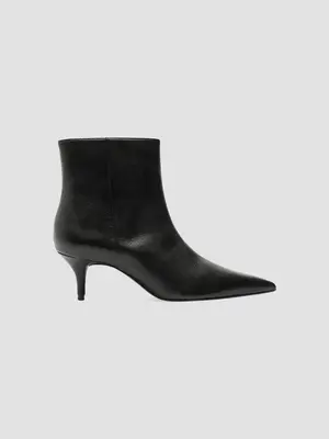 SCHUTZ Mikki Mid 65mm Leather Stiletto Booties