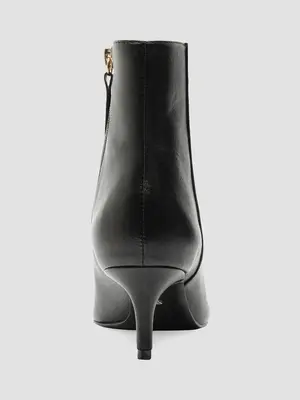 Schutz Mikki Mid 65mm Leather Stiletto Booties
