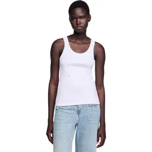 Sandro Scoop Neck Camis Tanks For Women