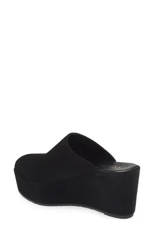 Cordani Jules Platform Mule - Black Suede