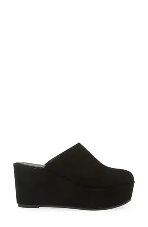 Cordani Jules Platform Mule - Black Suede