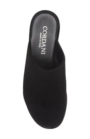 Cordani Jules Platform Mule - Black Suede