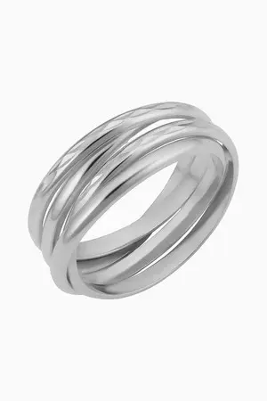 ORADINA 14k Echelon Ring - White Gold
