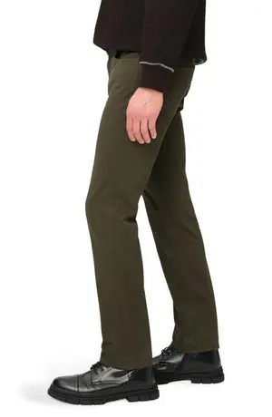 Warp + Weft Slim Fit Twill Pants - Thyme
