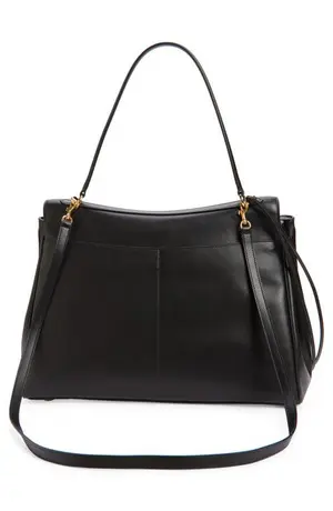 Balenciaga Large Rodeo Leather Shoulder Bag - 1000 Black