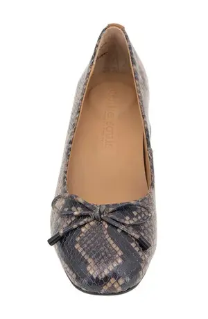 Gentle Souls By Kenneth Cole Lancine Pump - Brown Snake Leather